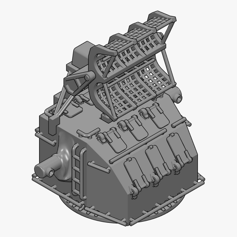 Mk.37 gun director with Mk.4 antenna (x2)